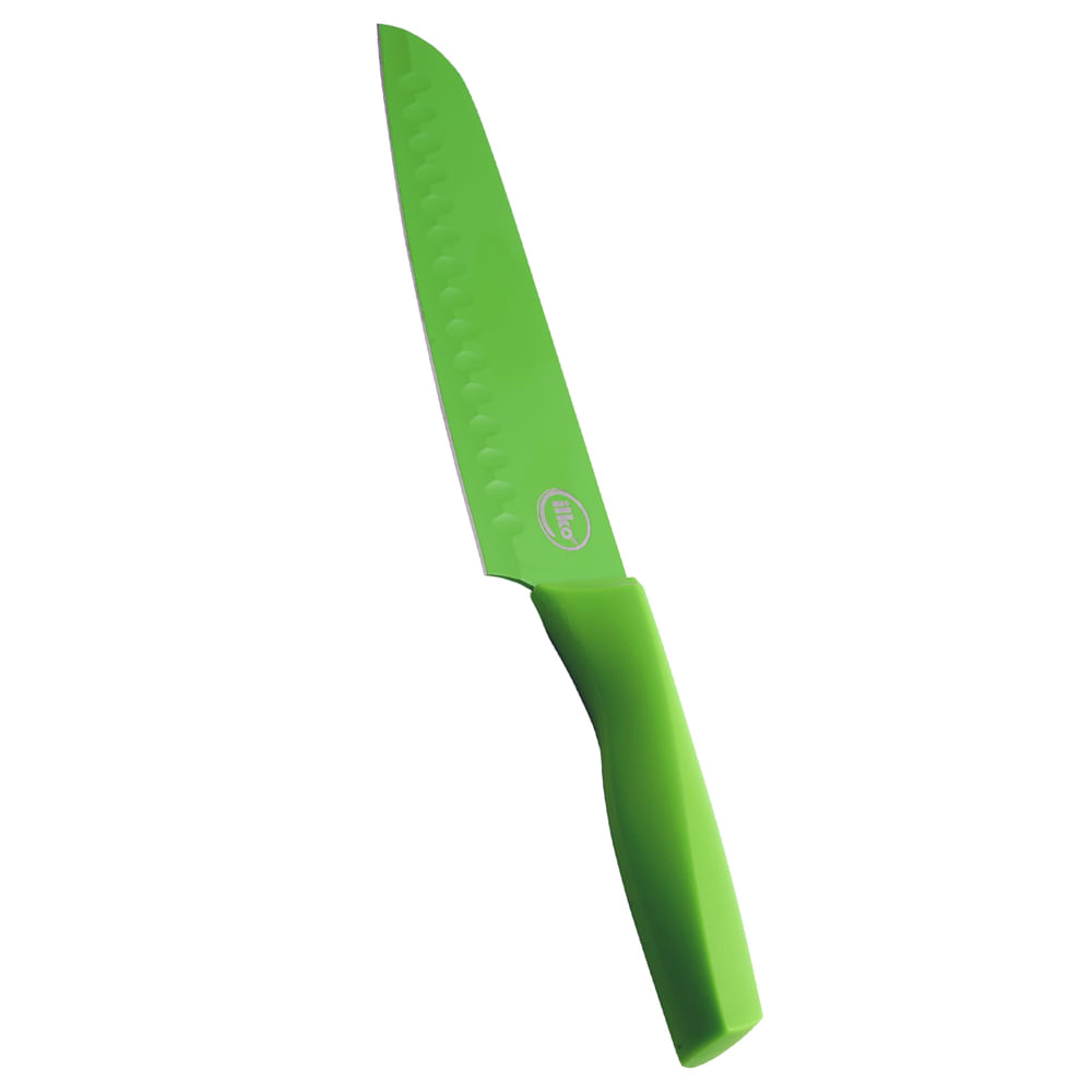 CUCHILLO SANTOKU 18 CM ACERO INOXIDABLE CHROMA ILKO - cocinailko