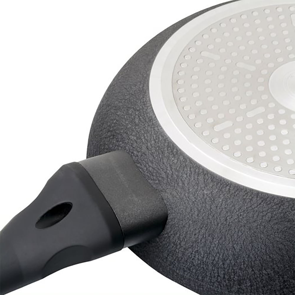 SARTÉN 26 CM ANTIADHERENTE GRANITO BLACK GRANITE ILKO - cocinailko