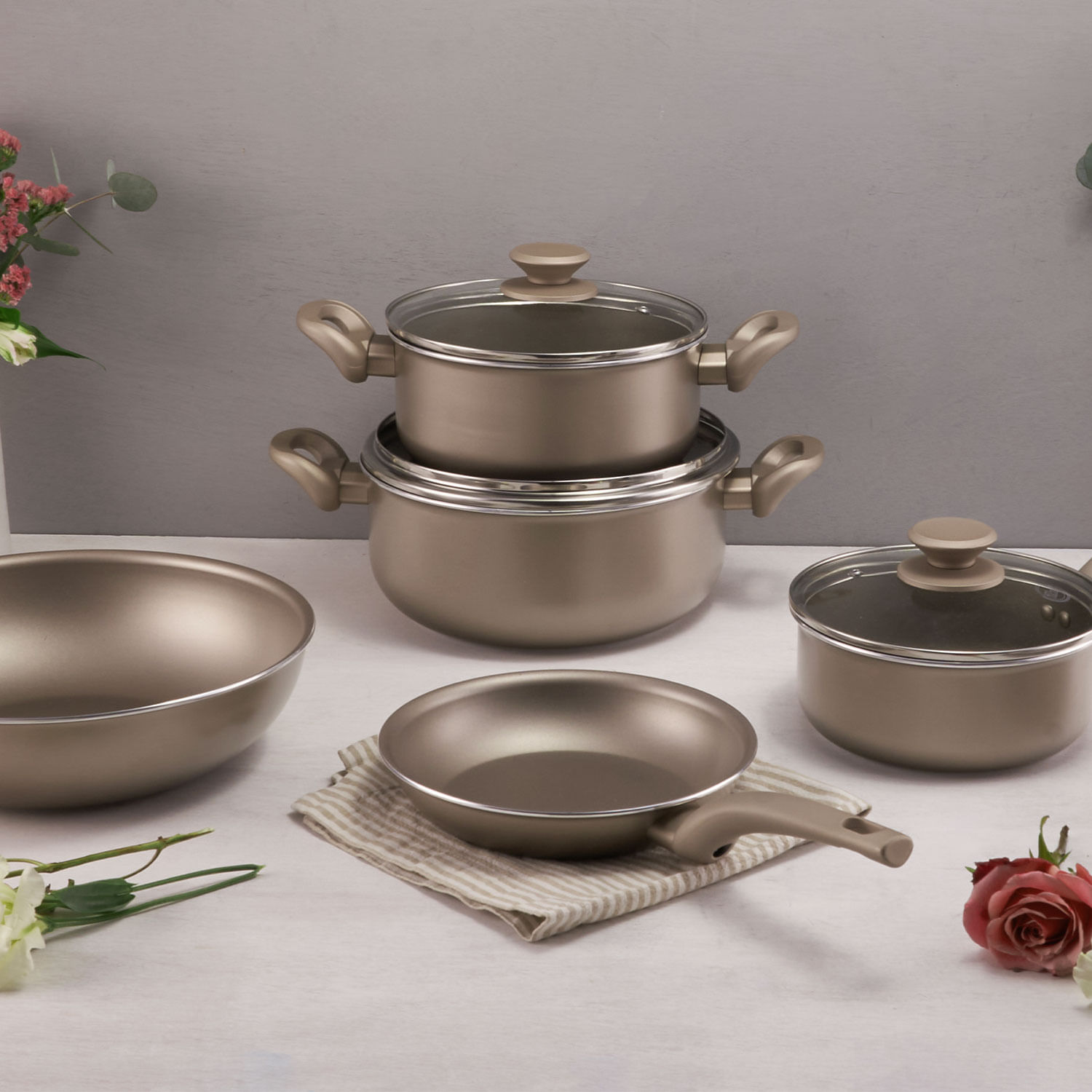 OLLA 24x11CMSILVER GOLD - cocinailko